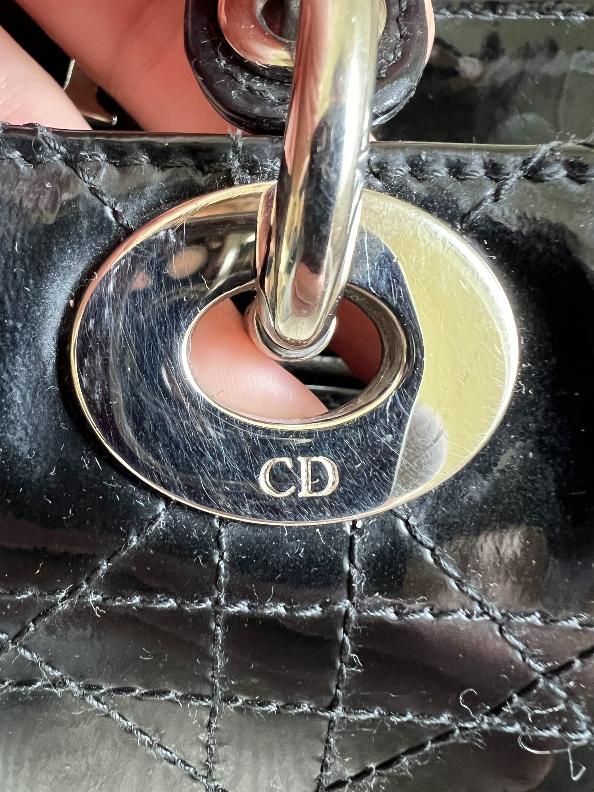 DIOR Lady Dior Vintage Medium Patent Leather | UNLIMITAGE